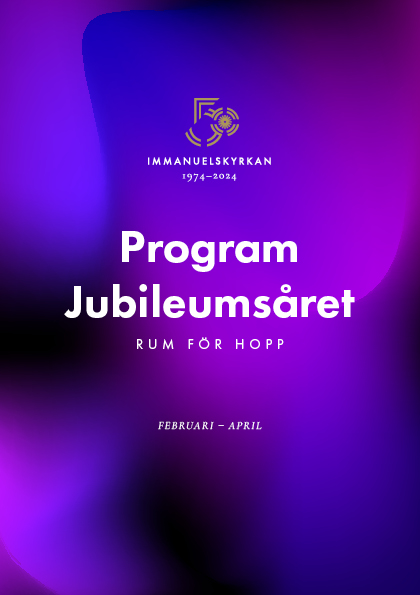 Ladda ner och bläddra i programmen för jubileumsåret - Immanuelskyrkan